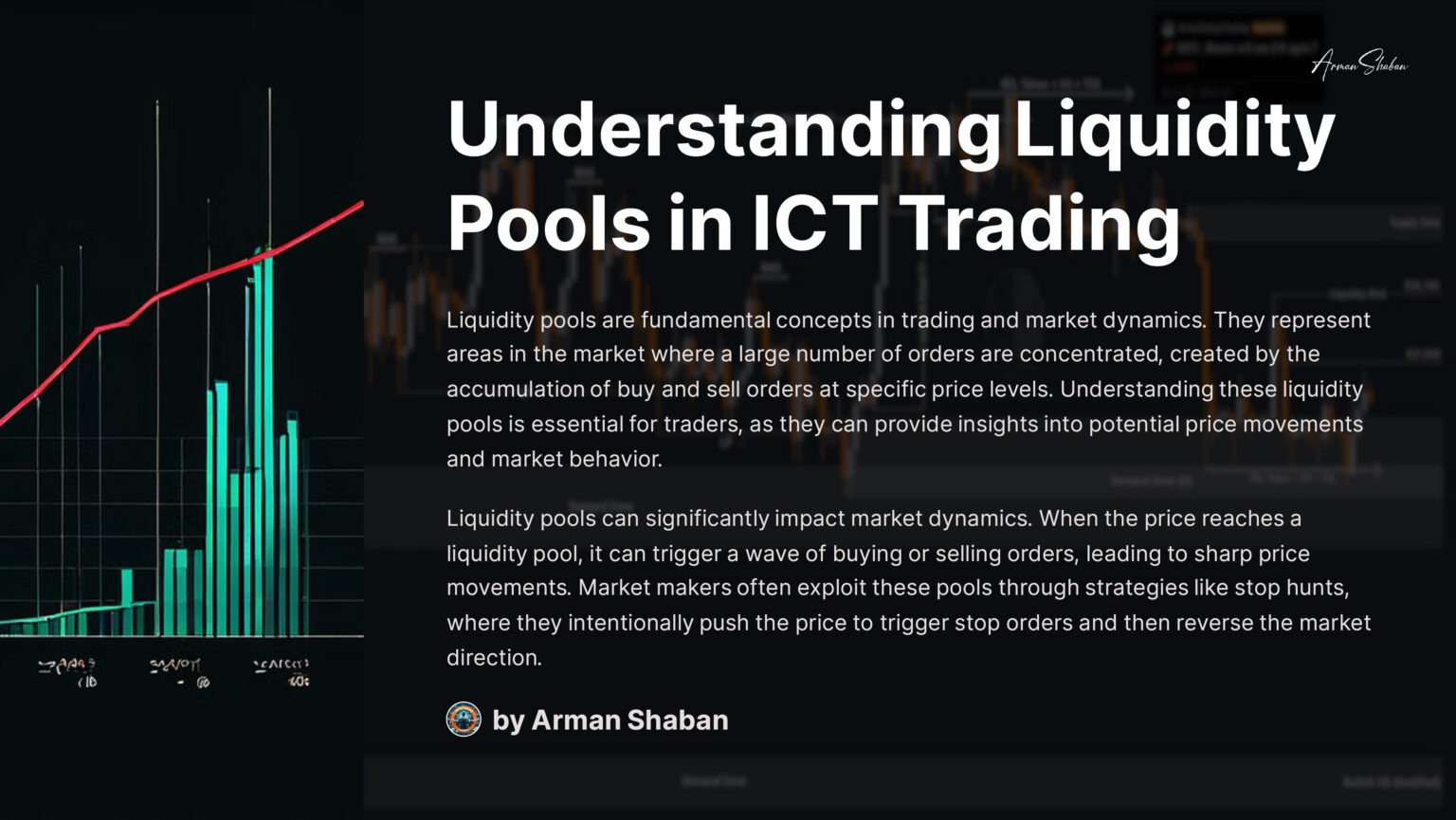 EP04 – Understanding Liquidity Pools in ICT - Arman Shaban Trading EP04 – Understanding Liquidity Pools in ICT - Arman Shaban Trading